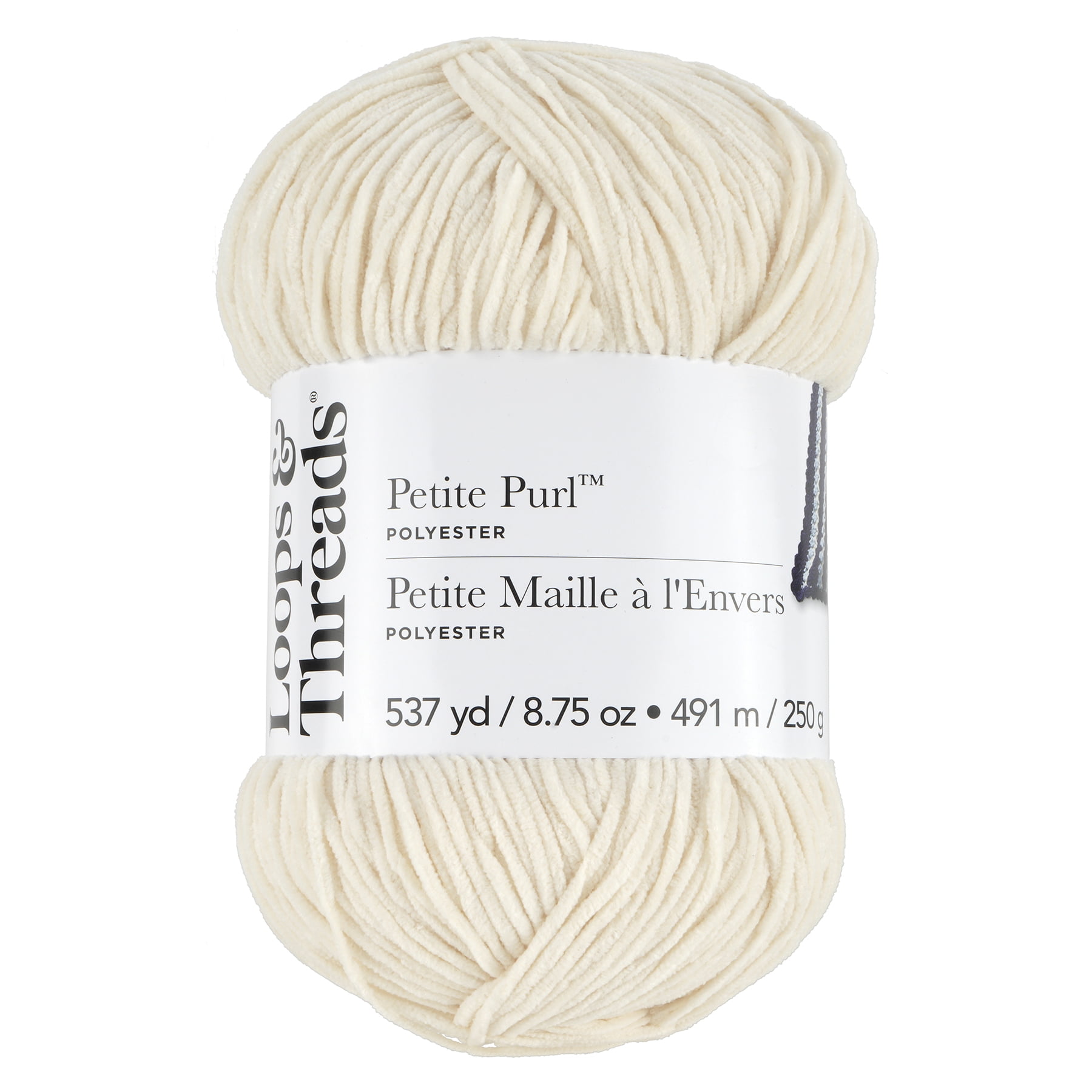 Petite Purl Yarn by Loops & Threads - Yarn for Knitting - Crochet ...