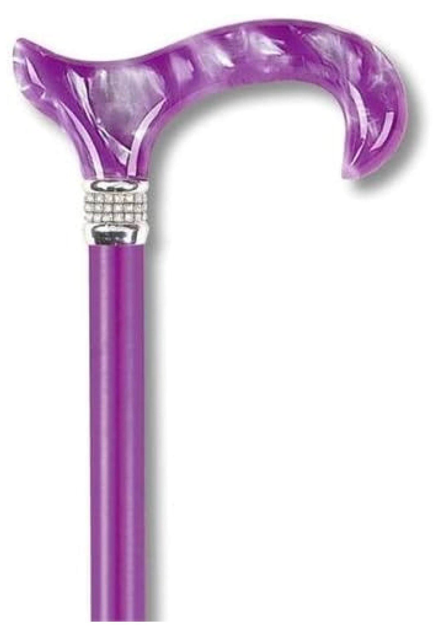 Petite Straight Single Point Cane Color: Purple - Walmart.com