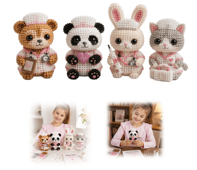 Petite Style Three Dimensional Beaded Craft Kit, Beginner Friendly ...