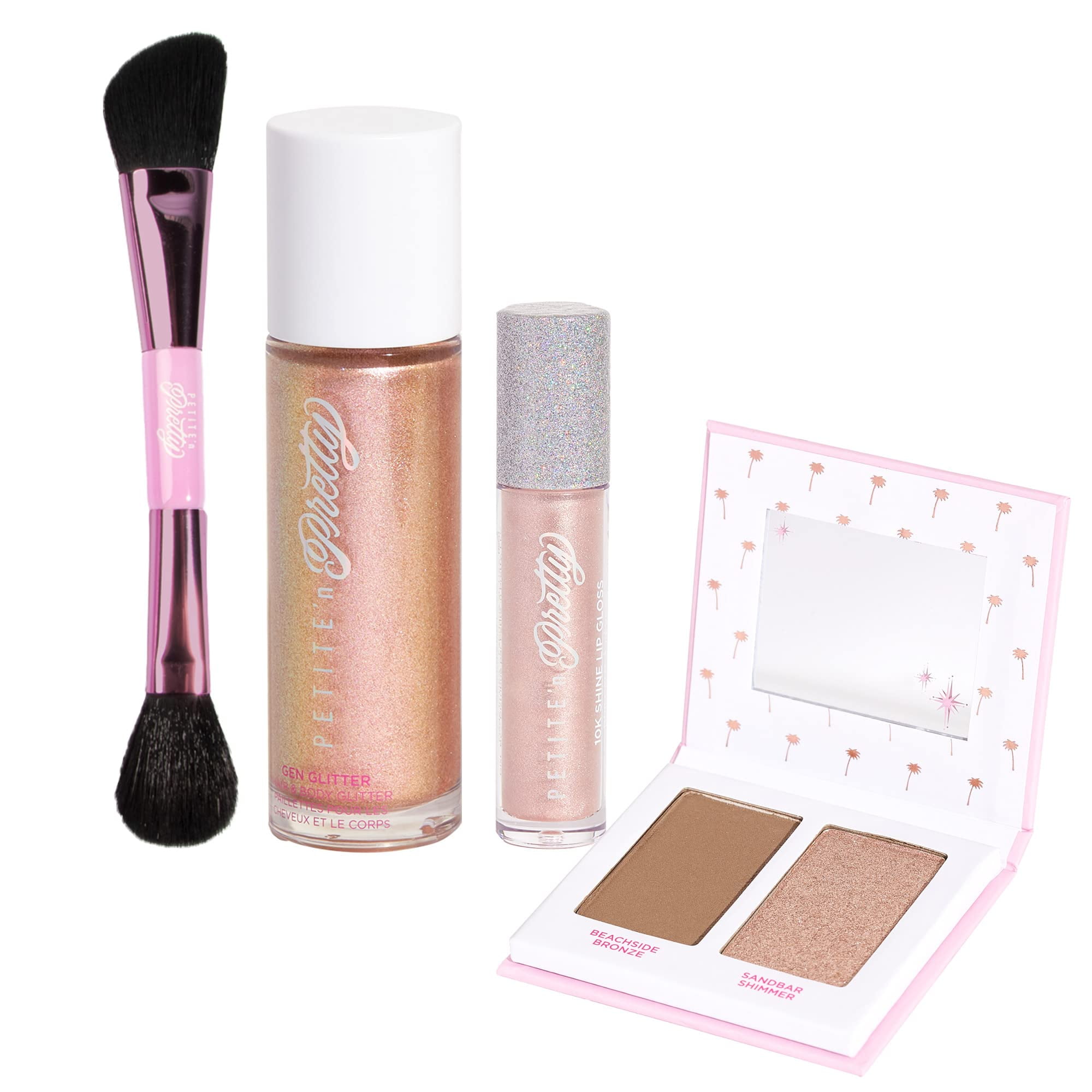 Petite 'n Pretty Makeup Set for Kids (Gold) - Face & Body Makeup for ...