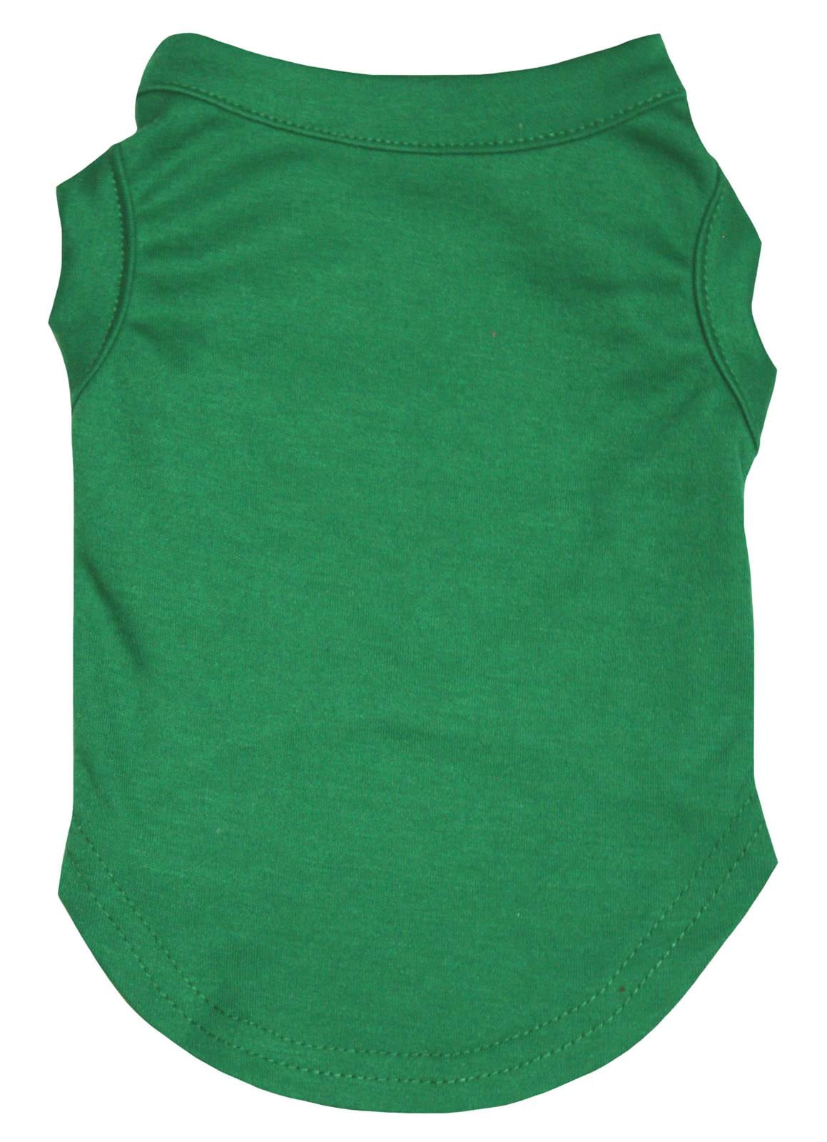 Petitebelle Plain Cotton Puppy Dog Shirt (Kelly Green, X-Large ...