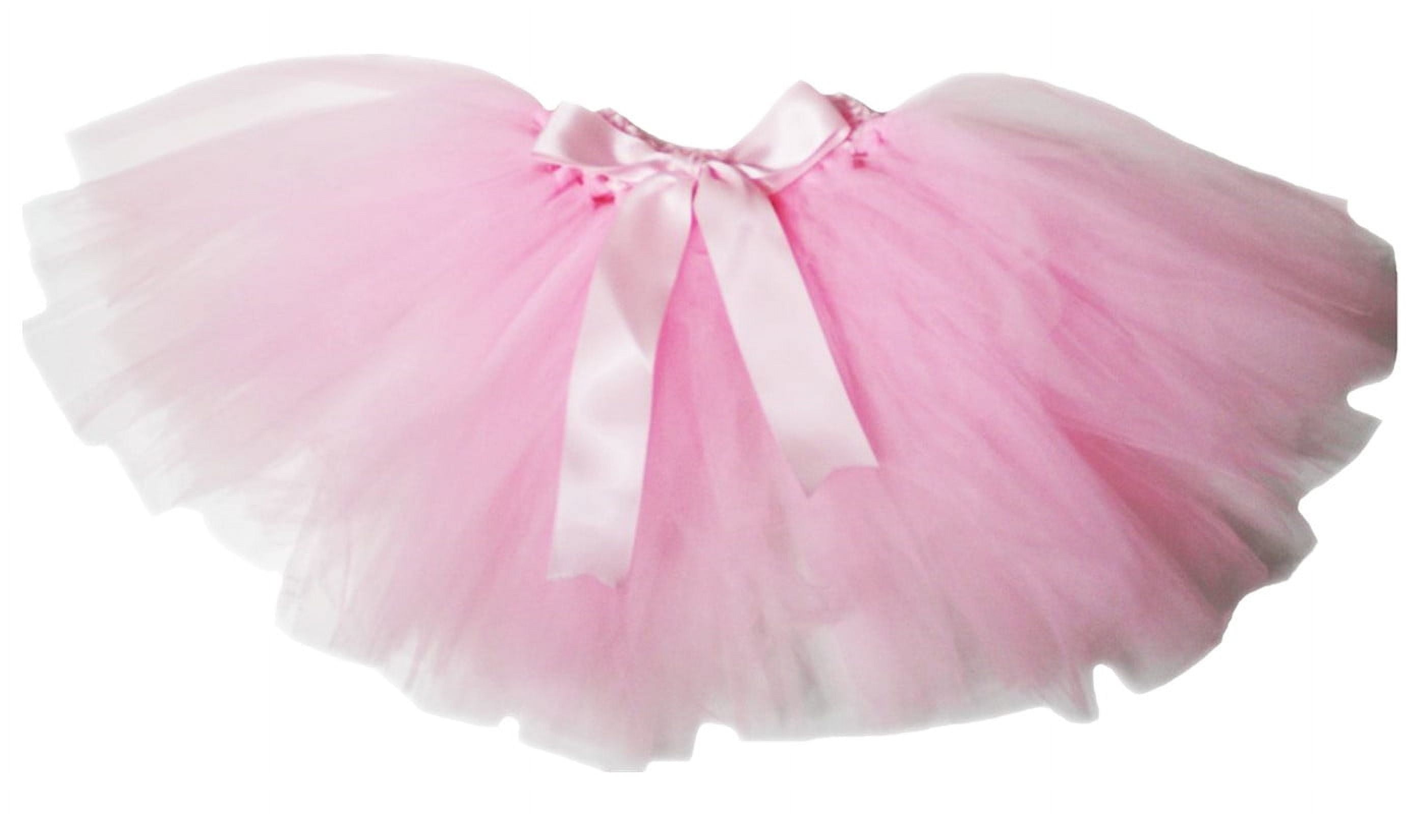 Petitebelle Single Color Girl Tulle Tutu 1-10y (Light Pink, 1-5 Years ...