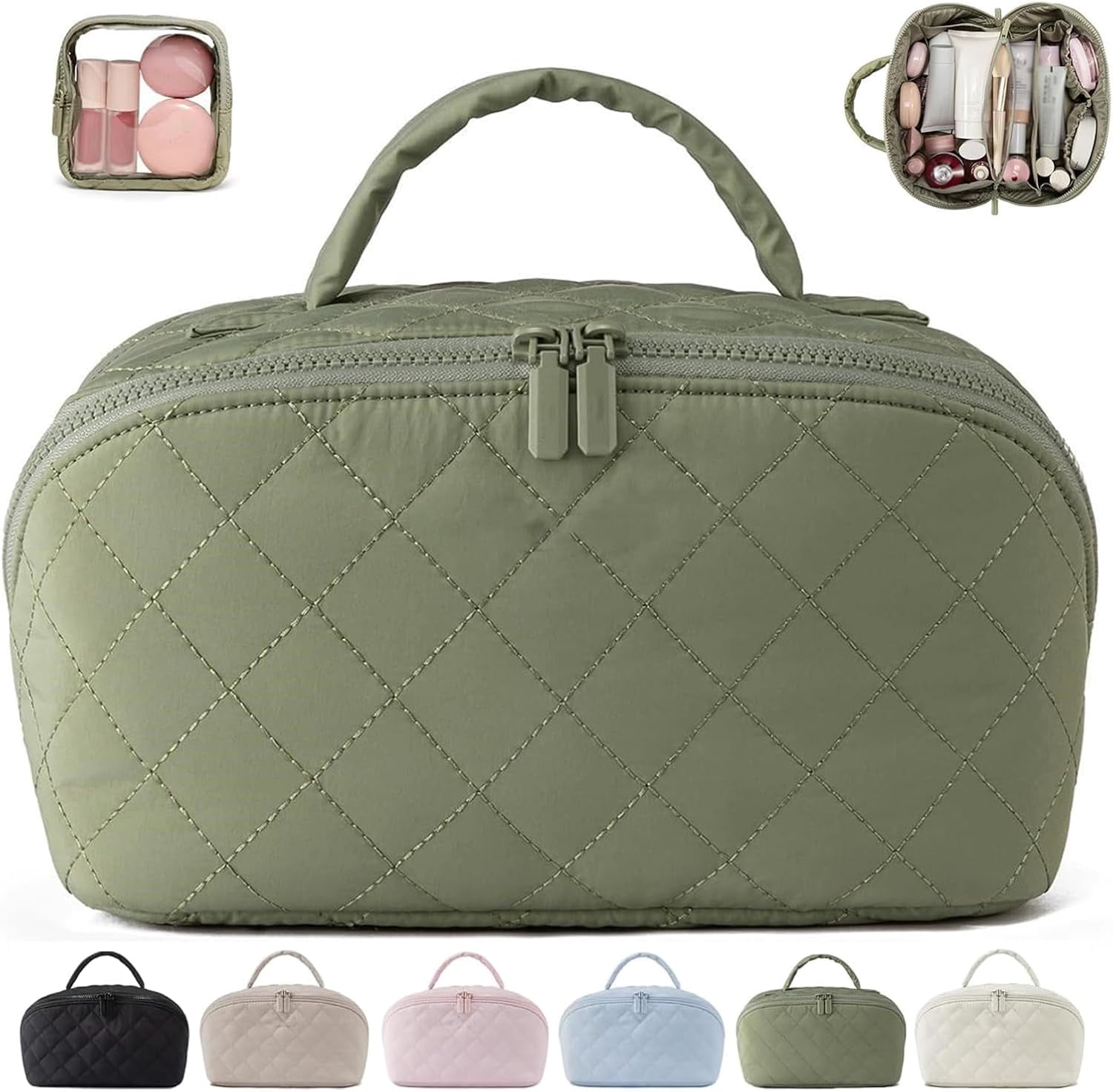 Petition Women's Cosmetic Bag, Expandable Makeup Bag, Stylish Travel ...