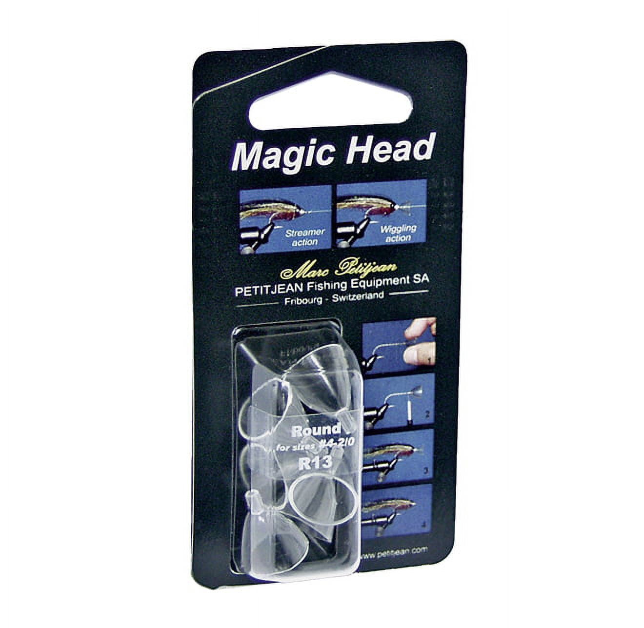 Petitjean #20-#16 Size Round Magic Head 6 Pack - Fly Tying - Walmart.com