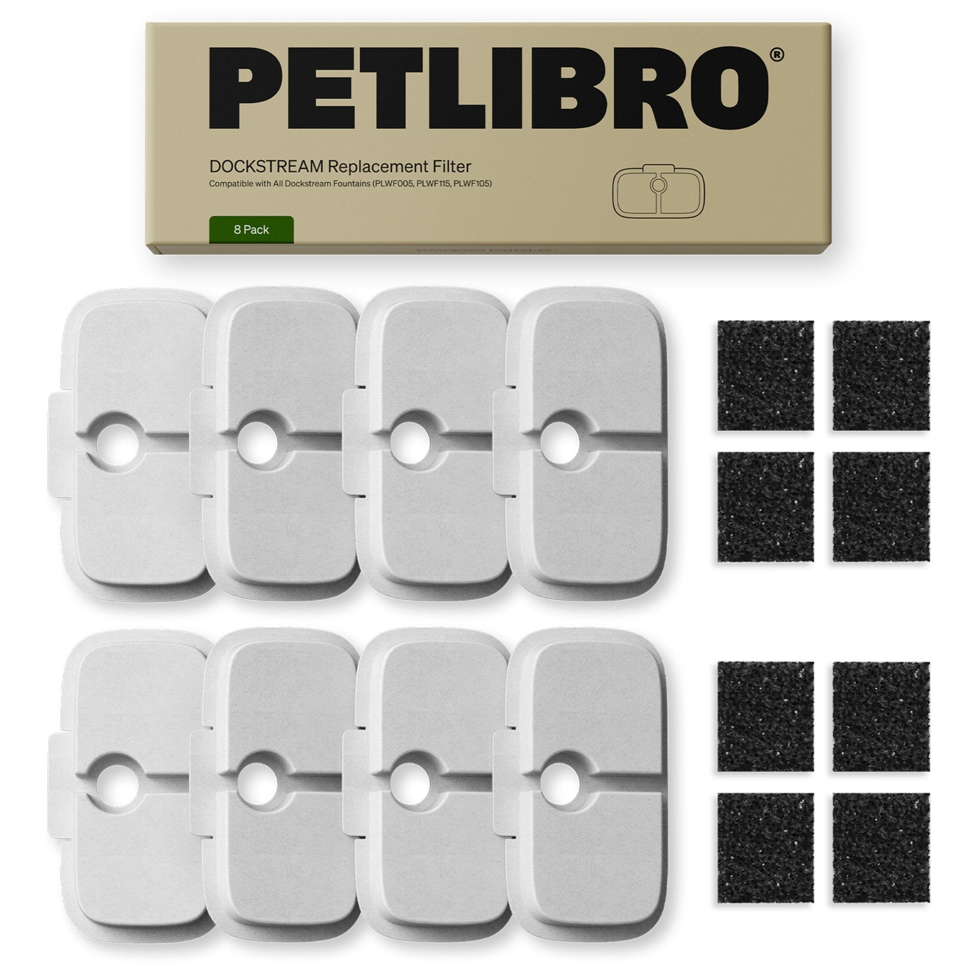 Petlibro Replacement Filters for Dockstream & Dockstream 2 Cat Water ...