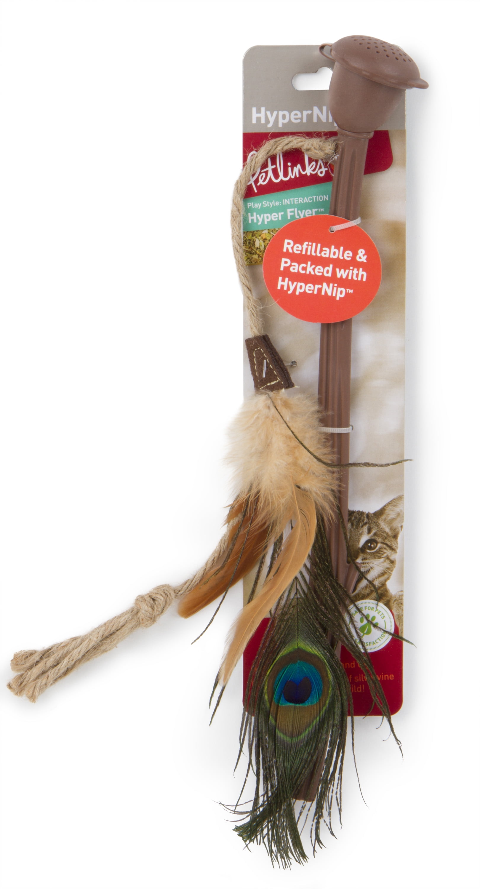 Petlinks HappyNip Hyper Flyer Diffuser Wand Catnip Toy - Walmart.com