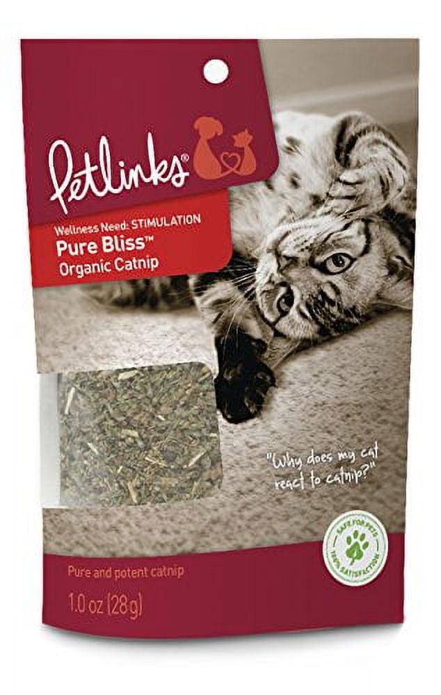 Petlinks Pure Bliss Organic Catnip 1 oz - Walmart.com