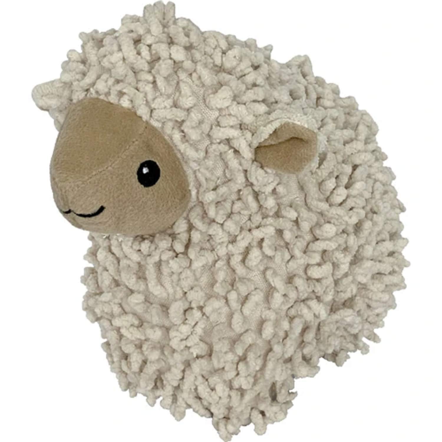 Petlou Durable Natural Nubby Plush Dog Toys with Squeaker and Crinkle ...