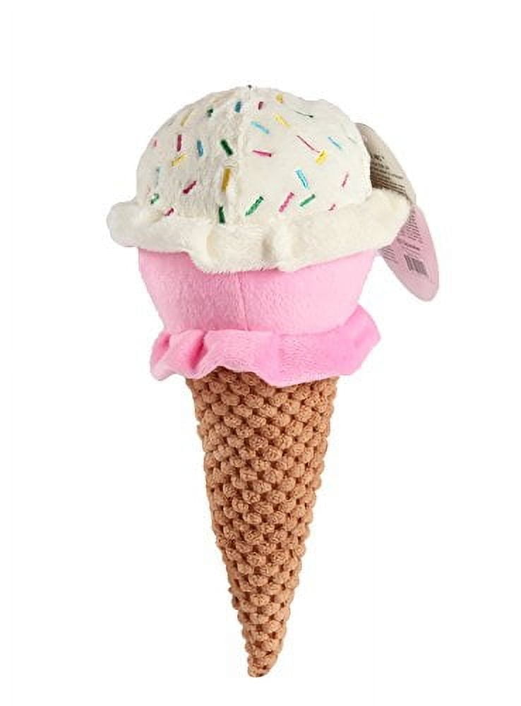 Petlou Durable Plush Dogs Squeak Toys. 10-Inch Ice Cream - Walmart.com