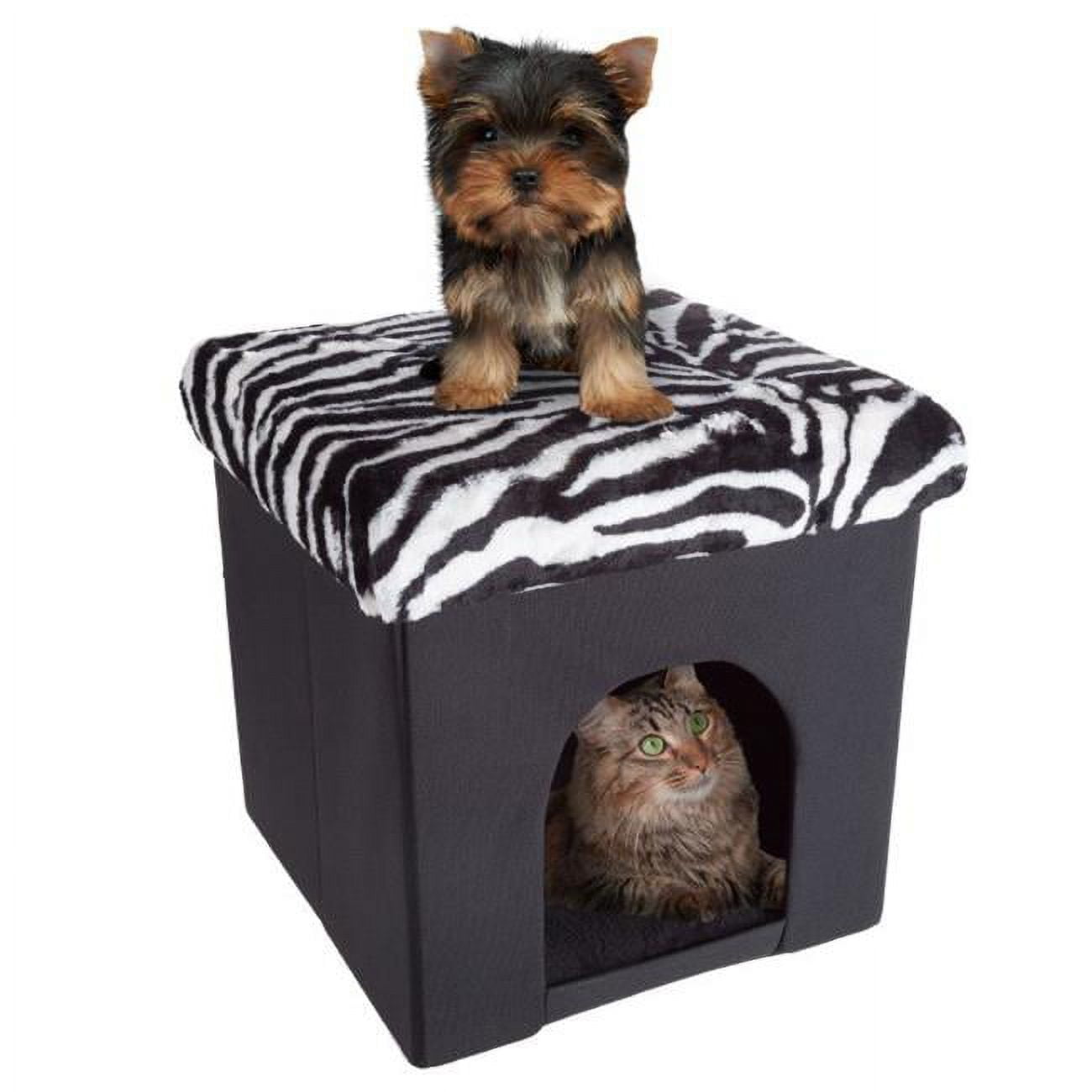 Petmaker M320310 Pet House Ottoman Collapsible Multipurpose Cat or ...