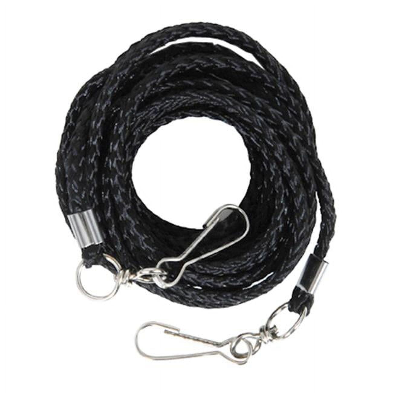Petmate 0324046 10' X 5/32" Black Poly Braided Tie-Out - Walmart.com