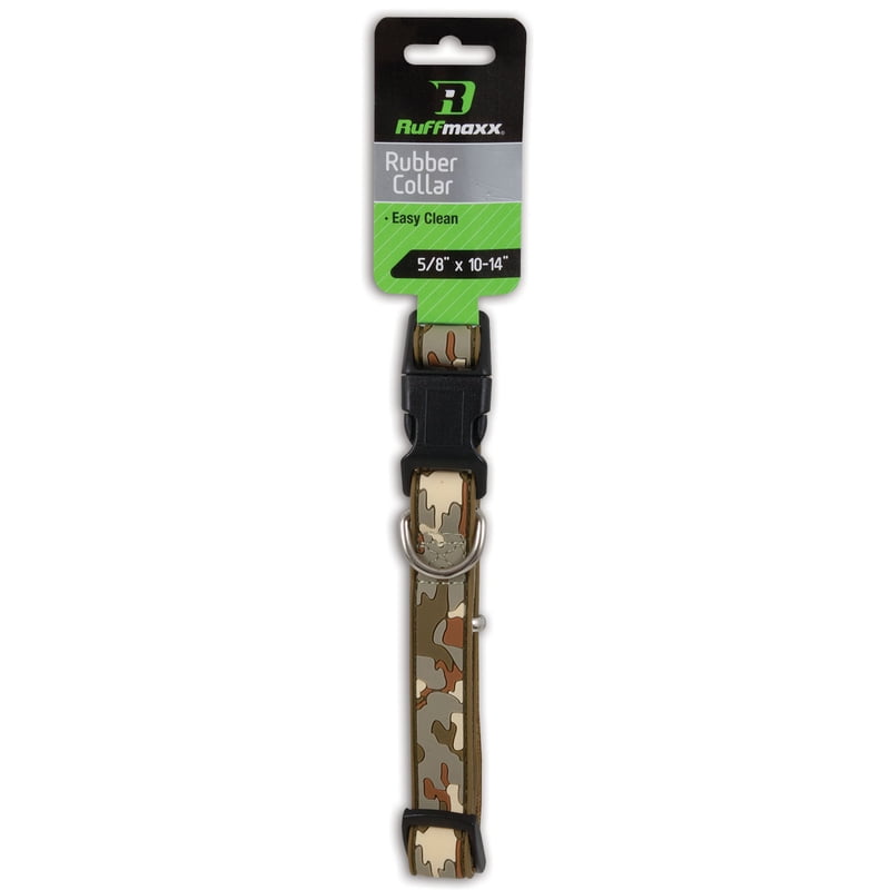 Petmate 12444 5/8 x 10-14" Camo Rubber Collar - Walmart.com