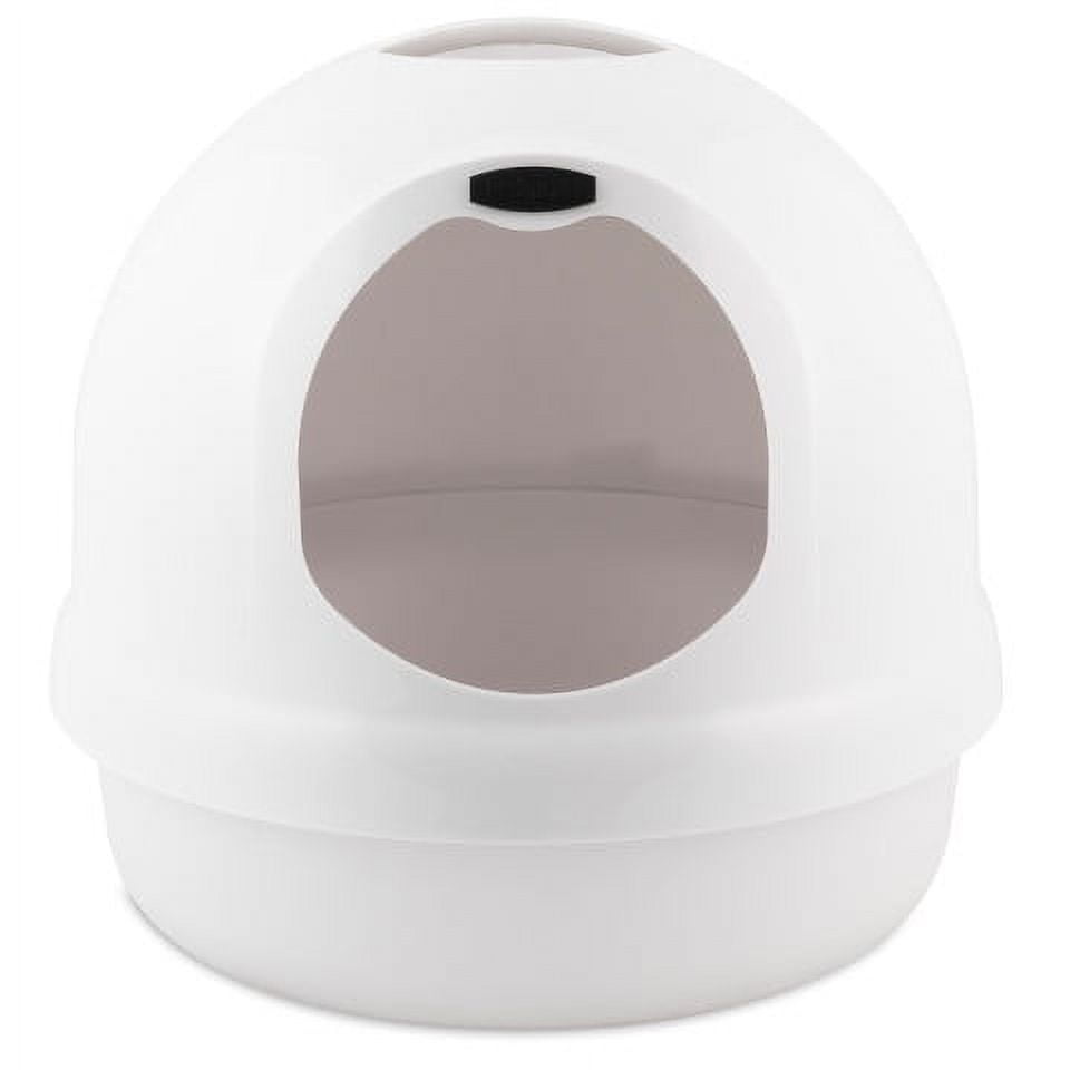 Petmate Booda Dome Plastic Enclosed Cat Litter Box with Dome Lid ...