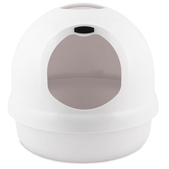 Petmate Booda Dome Plastic Enclosed Cat Litter Box with Dome Lid ...