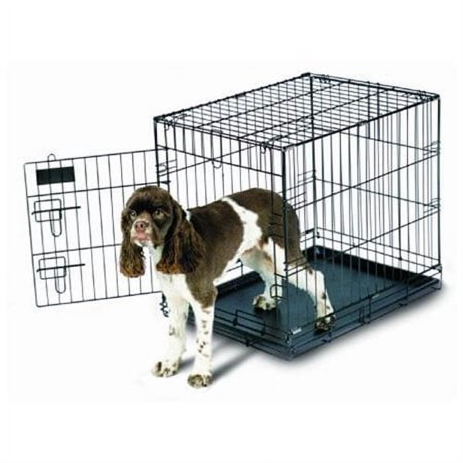 Petmate Easy Fold 42" Wire Pet Kennel & Crate for Dogs with Leak Proof ...