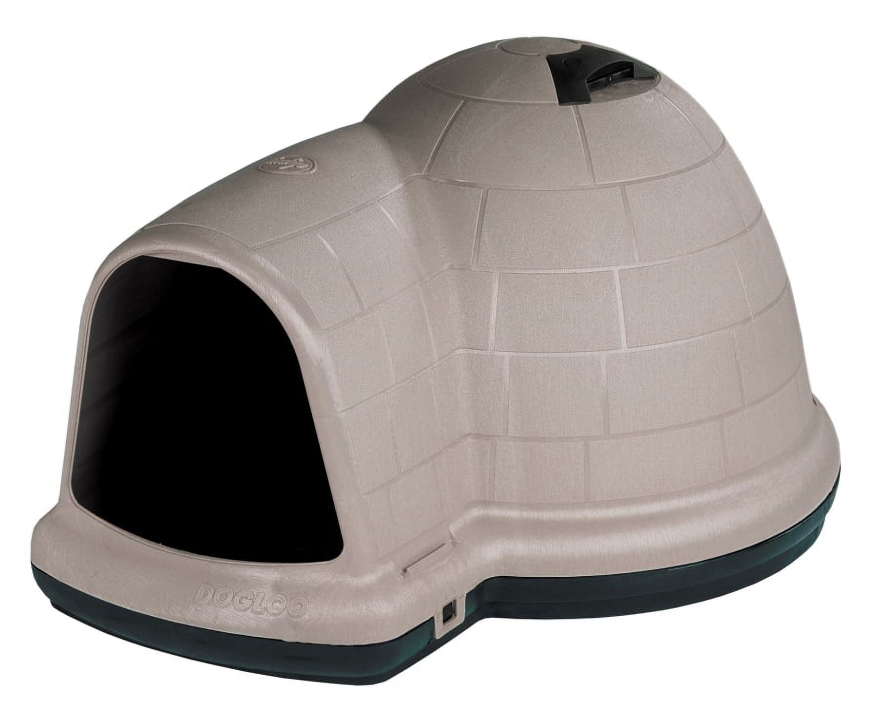 Petmate Indigo All-Weather Portable Extra Large Plastic Outdoor Igloo ...