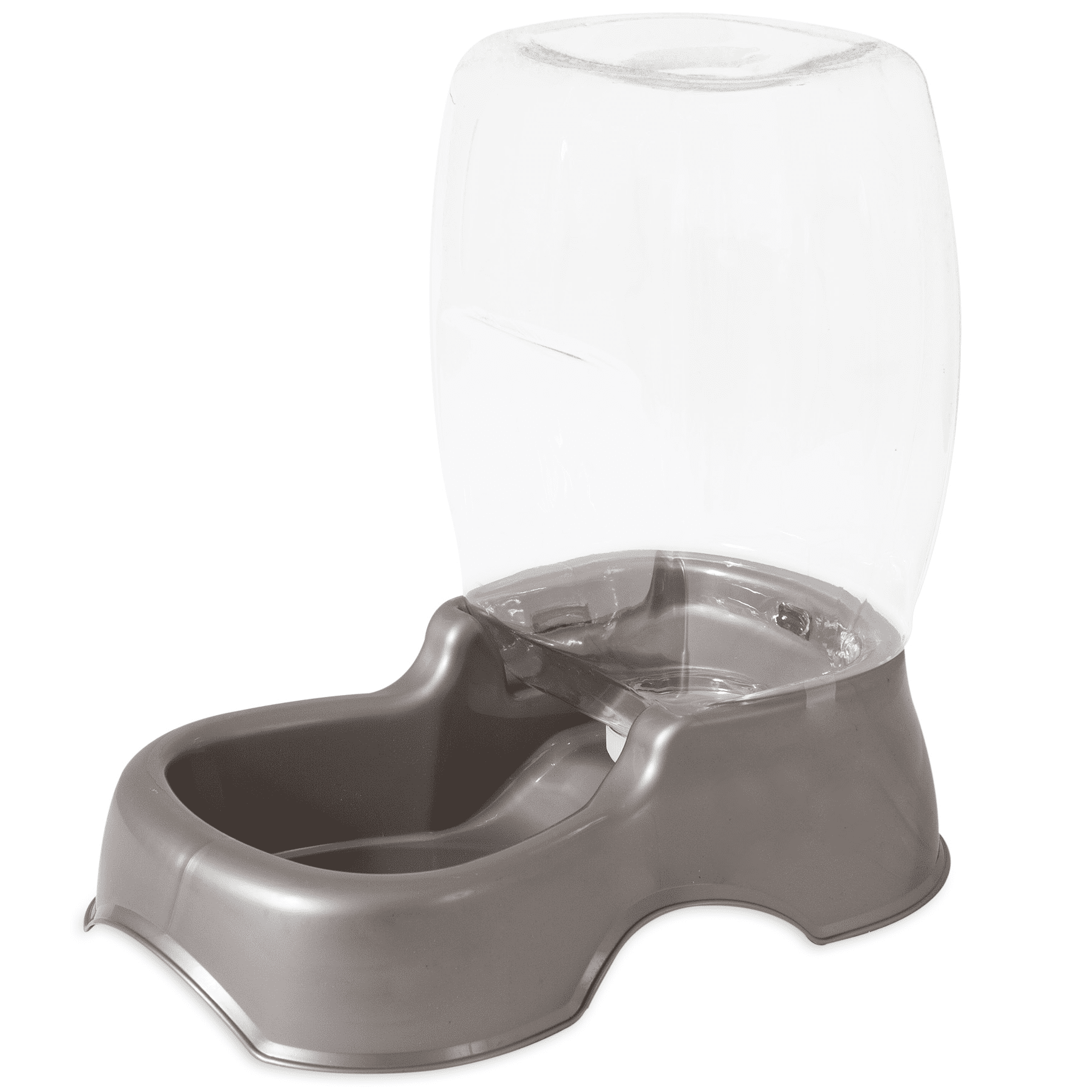 Petmate Café Gravity Pet Waterer, 1.5 Gallon, Pearl Tan, Antimicrobial ...