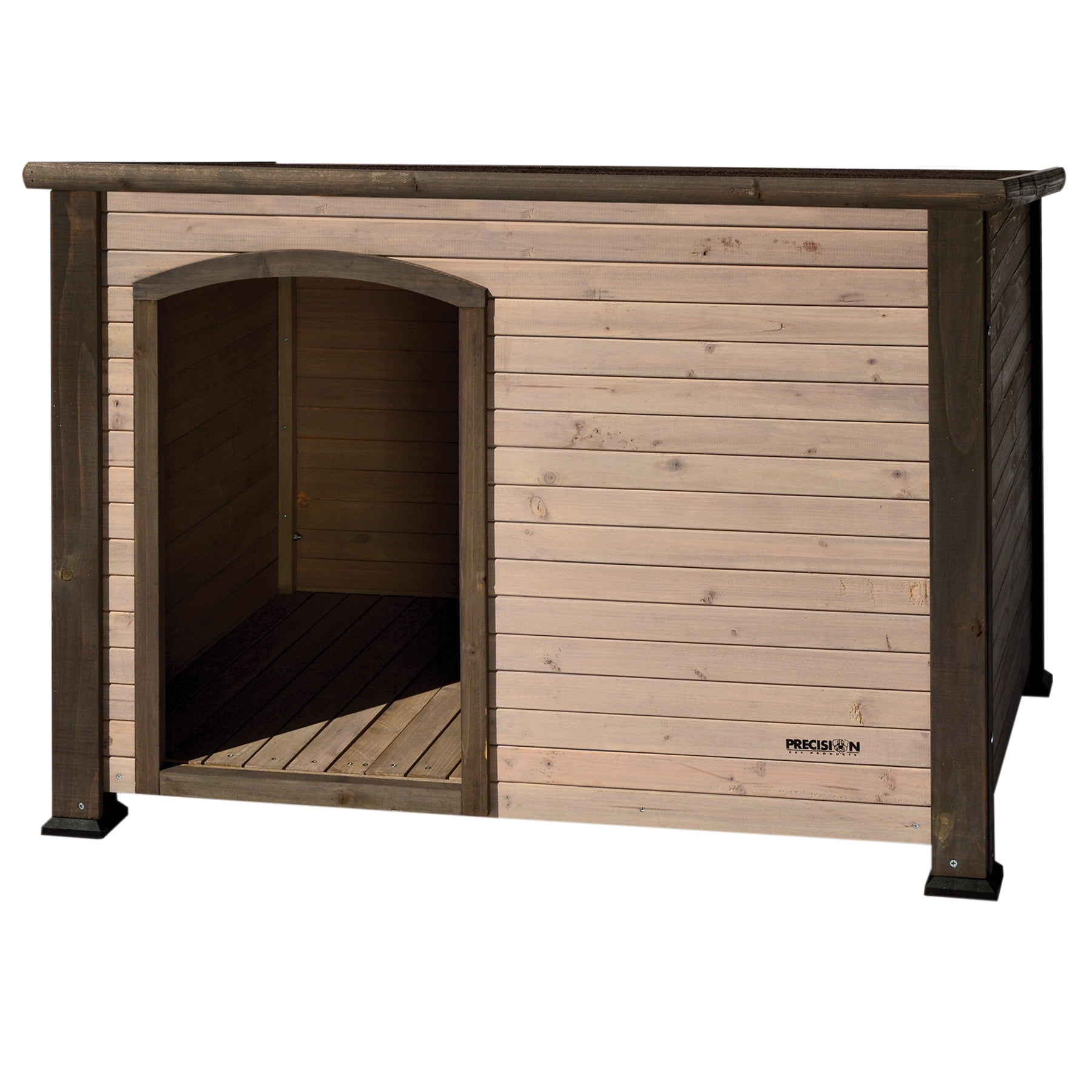 Petmate Precision Extreme Outback Outdoor Large Log Wood Cabin Dog ...