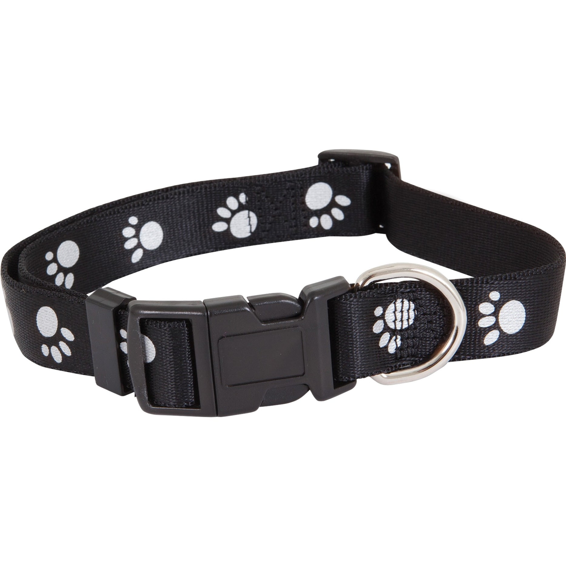 Petmate Reflective Paw Adjustable Collar - Walmart.com