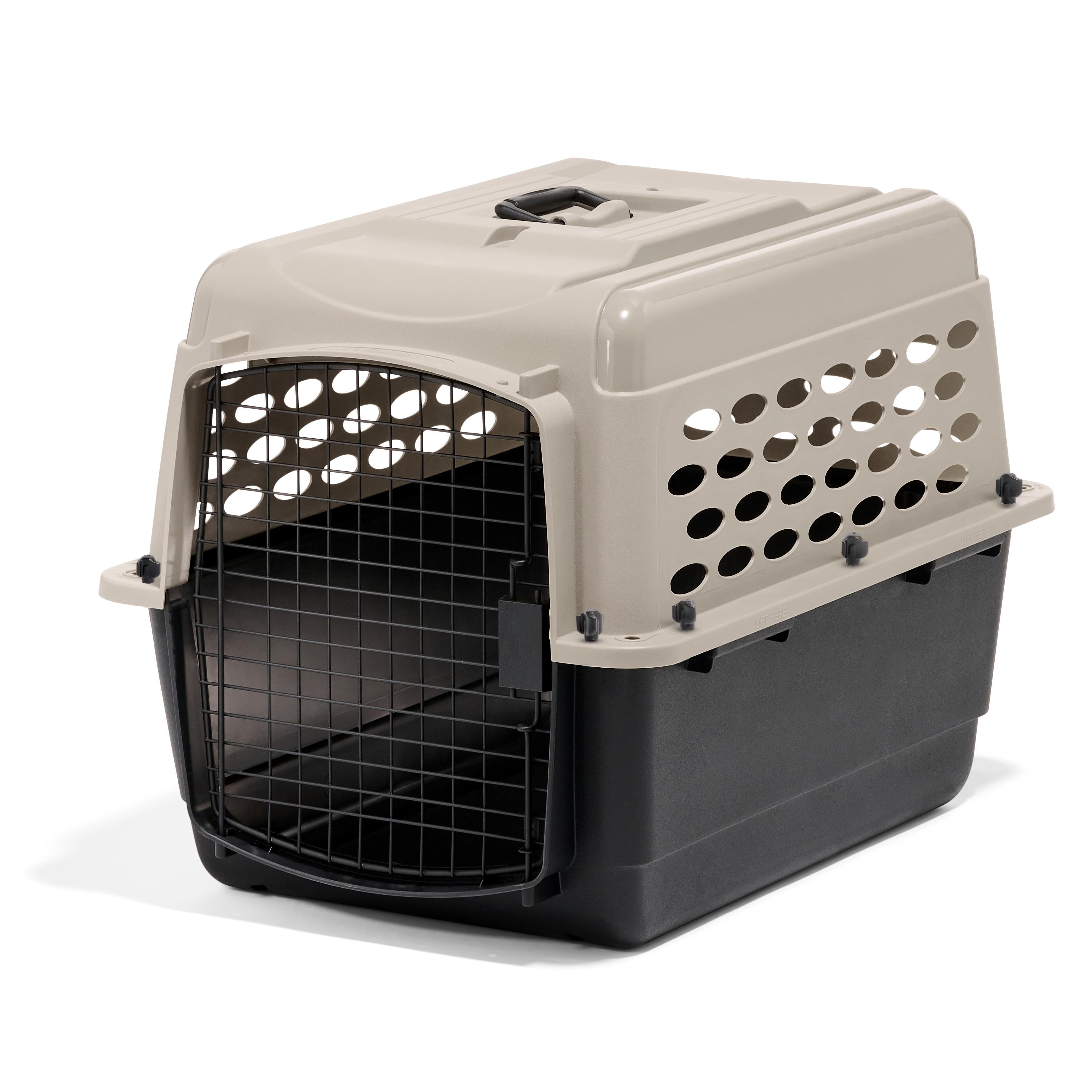 Petmate Vari Dog Kennel Plastic Portable Travel Crate Airline Friendly Pet Carrier, Small to ...
