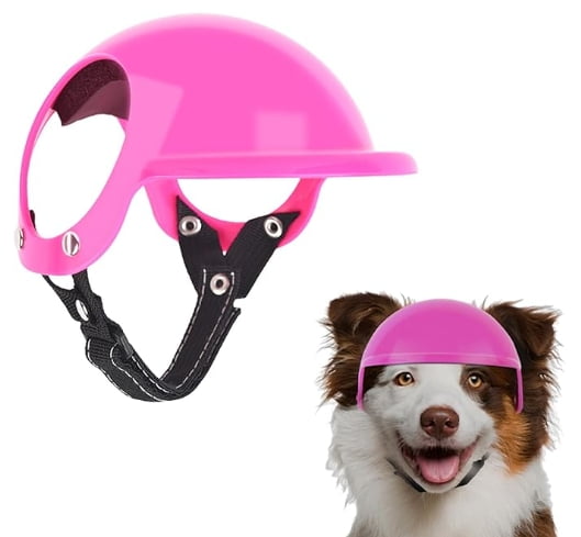 Dog Helmet Dog Motorcycle Helmets with Ear Holes, Dog Crash Helmet for ...