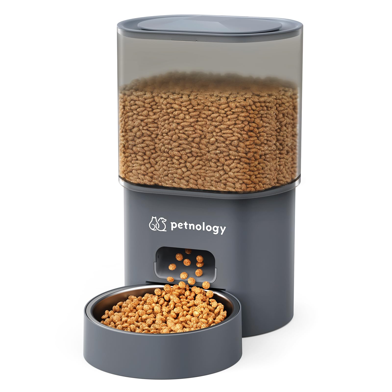 Petnology Automatic Cat Feeder, XEF1 3L Timed Cat Feeder for Dry Food ...