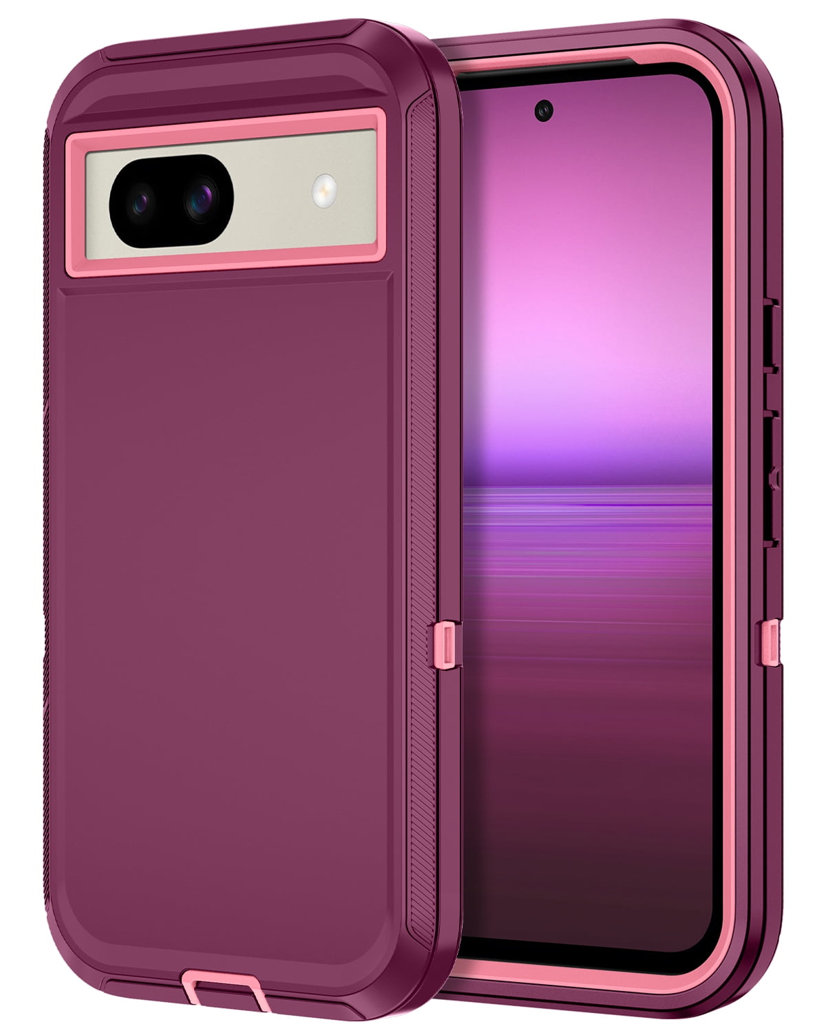 Petocase for Google Pixel 8A Case,Shockproof Dust/Drop Proof 3-Layer ...