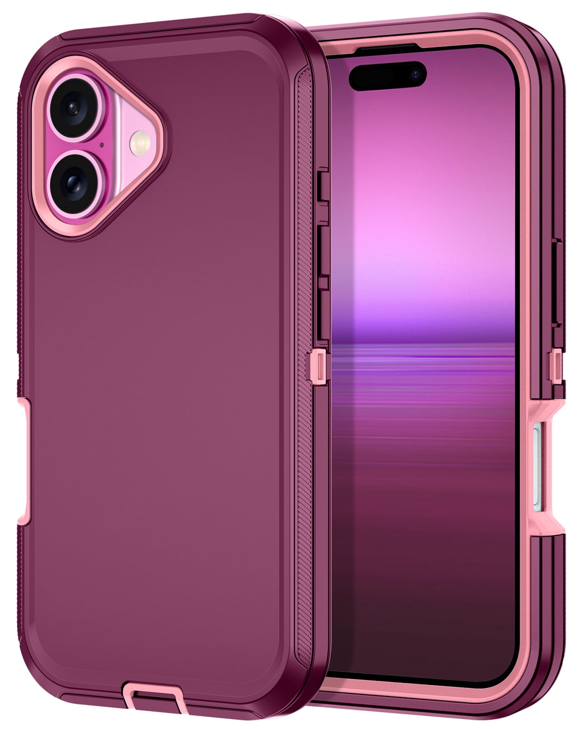 Petocase Phone Case for iPhone 16 Plus,Shockproof Dust/Drop Proof 3 ...