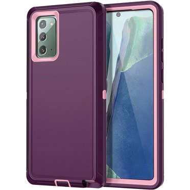 Galaxy Note20 Ultra Case, Dteck Heavy Dual Layer Rugged Shockproof Case Hard PC Protective Back ...