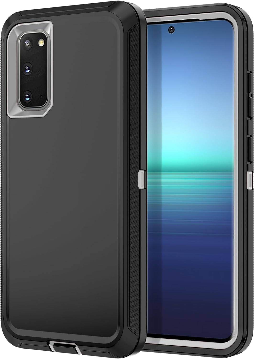 Petocase Samsung Galaxy S20 Case, 3-Layer Full Body Protection, Shockproof, Dust/Drop Proof ...