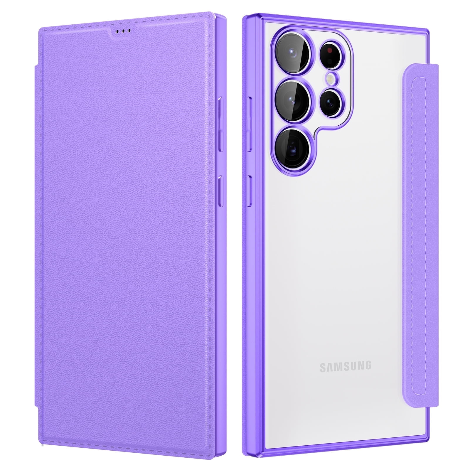 Petocase for Samsung Galaxy S23 Ultra Case [RFID Blocking], Slim Folio ...