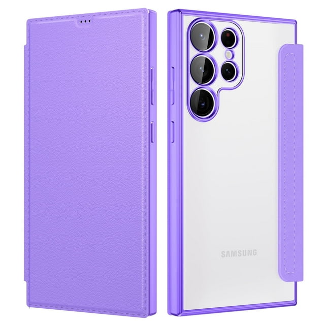 Petocase for Samsung Galaxy S23 Ultra Case [RFID Blocking], Slim Folio ...