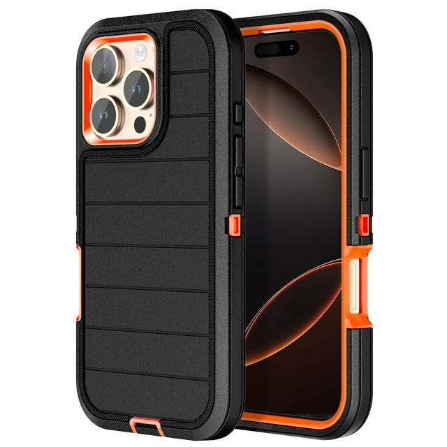 Petocase for iPhone 16 Pro Case,Heavy Duty Military Grade Anti-Drop/Dustproof Shockproof ...