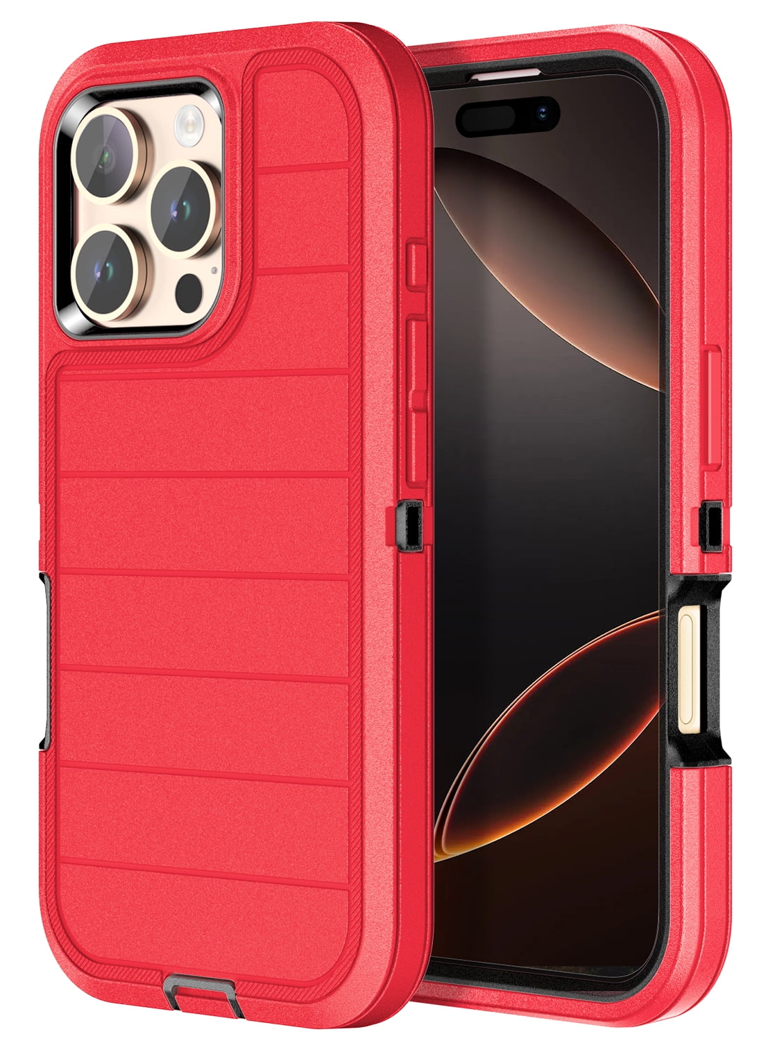 Petocase for iPhone 16 Pro Case,Heavy Duty Military Grade Anti-Drop/Dustproof Shockproof ...