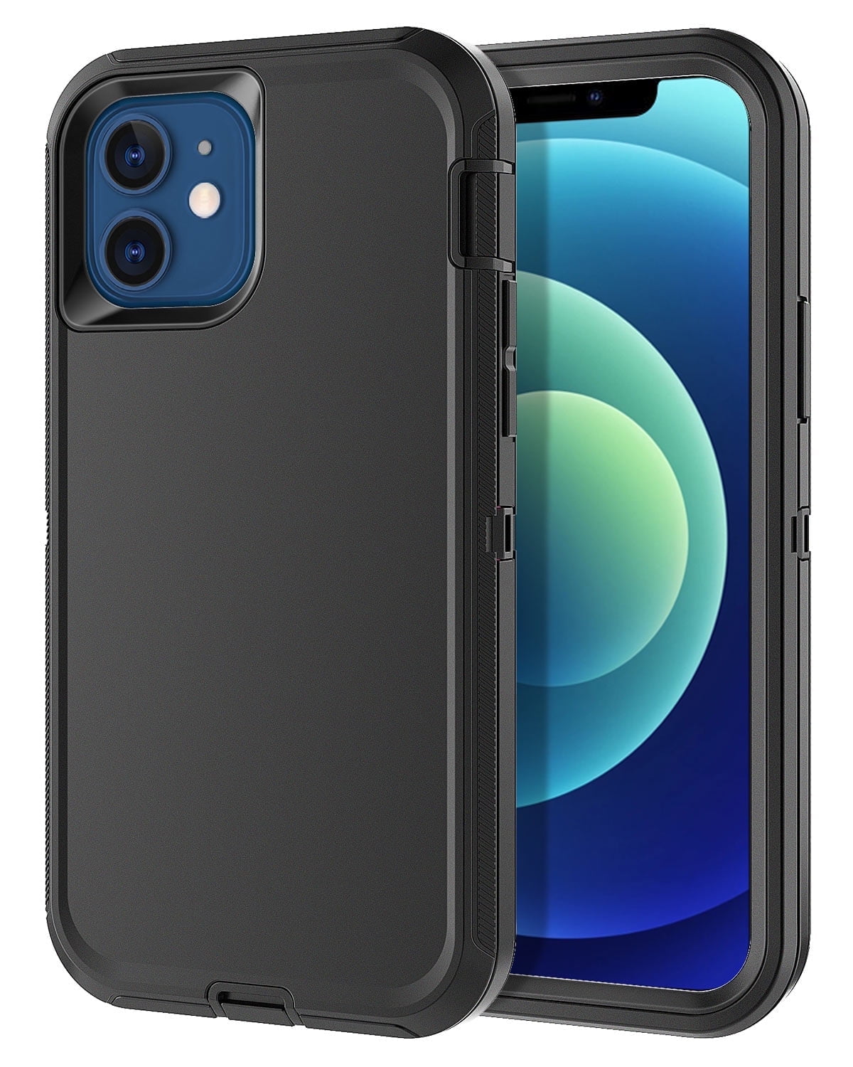 Petocase for iPhone 12/iPhone 12 Pro Case,Shockproof Rugged Full Body ...