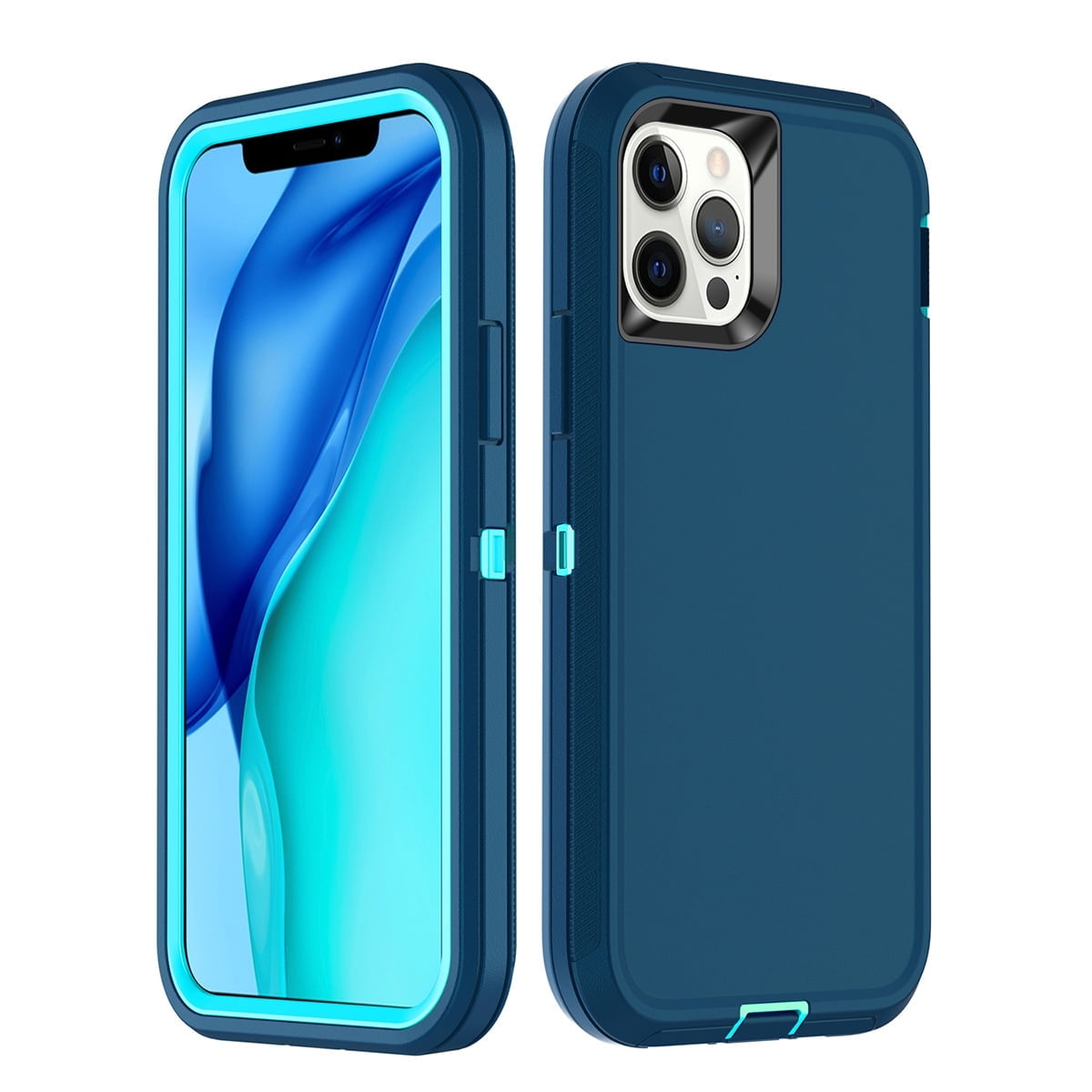 Petocase for iPhone 12/iPhone 12 Pro Case,Shockproof Rugged Full Body ...