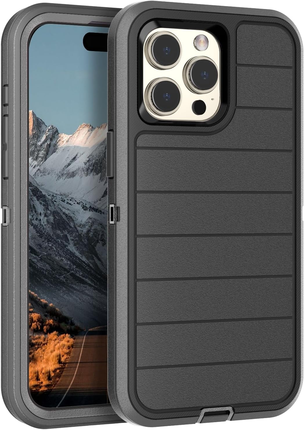 Petocase for iPhone 15 Pro Max Case,Heavy Duty 3-Layer Shockproof Dropproof Dust-Proof Durable ...