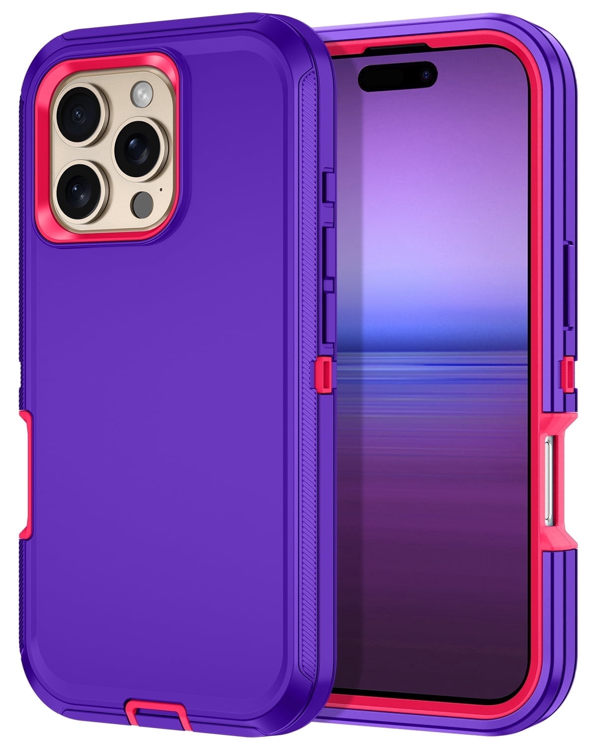 Petocase For iPhone 16 Pro Case,Shockproof Rugged Full Body Protection ...