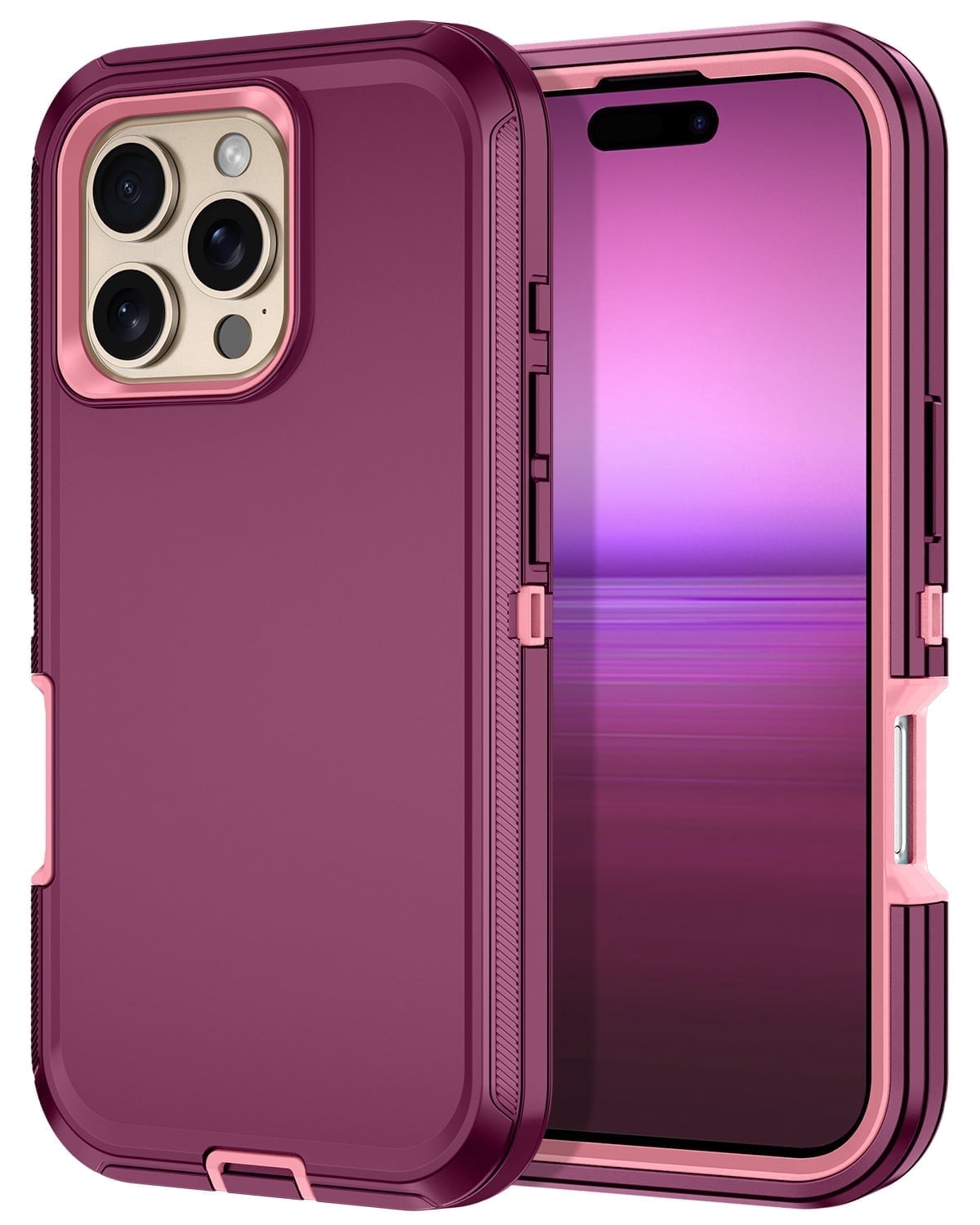 Petocase For iPhone 16 Pro Case,Shockproof Rugged Full Body Protection ...