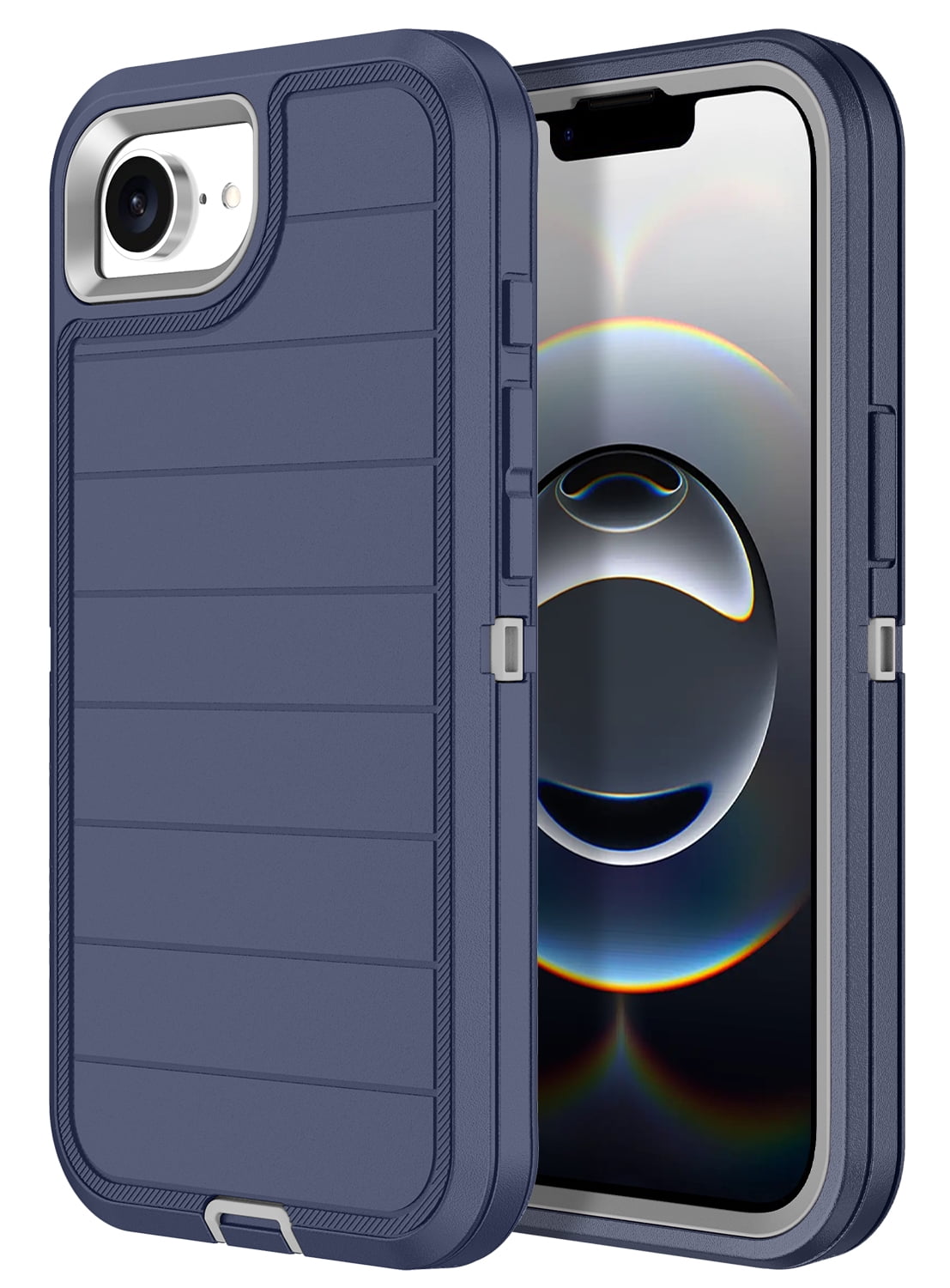 Petocase For iPhone 16e Case,Stripe Heavy Duty Shockproof Dust/Drop ...