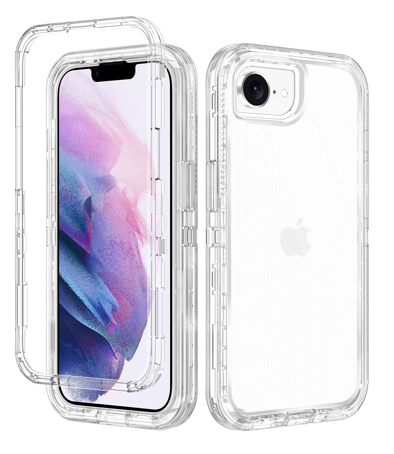 Petocase for iPhone 16E Clear Case,Heavy Duty Drop Protection Slim ...