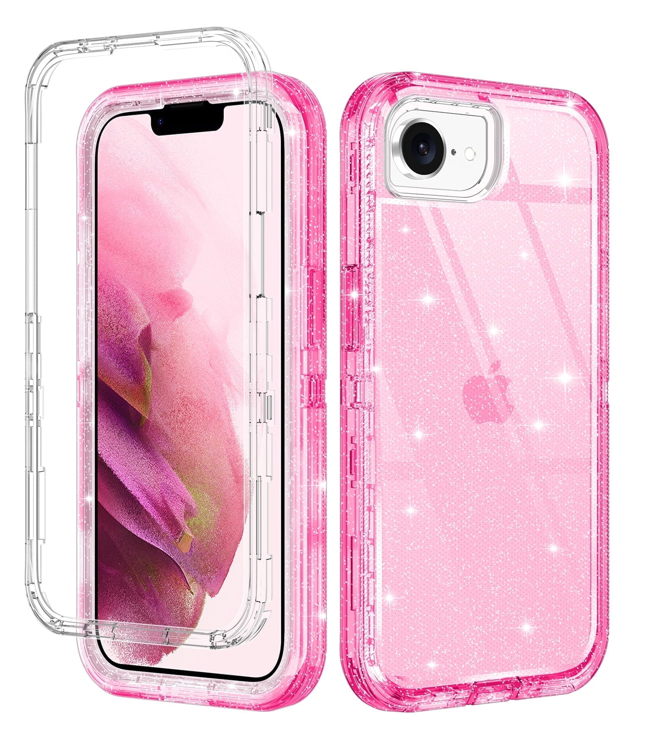 Petocase for iPhone 16E Clear Case,Heavy Duty Drop Protection Slim ...