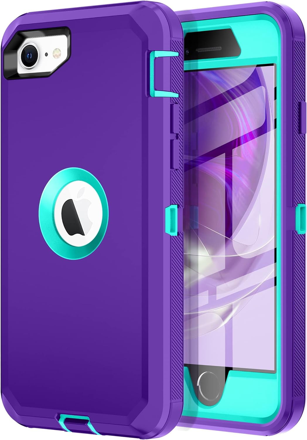 Petocase Durable iPhone SE 2022/2020 Case w/ Built-in Screen Protector ...