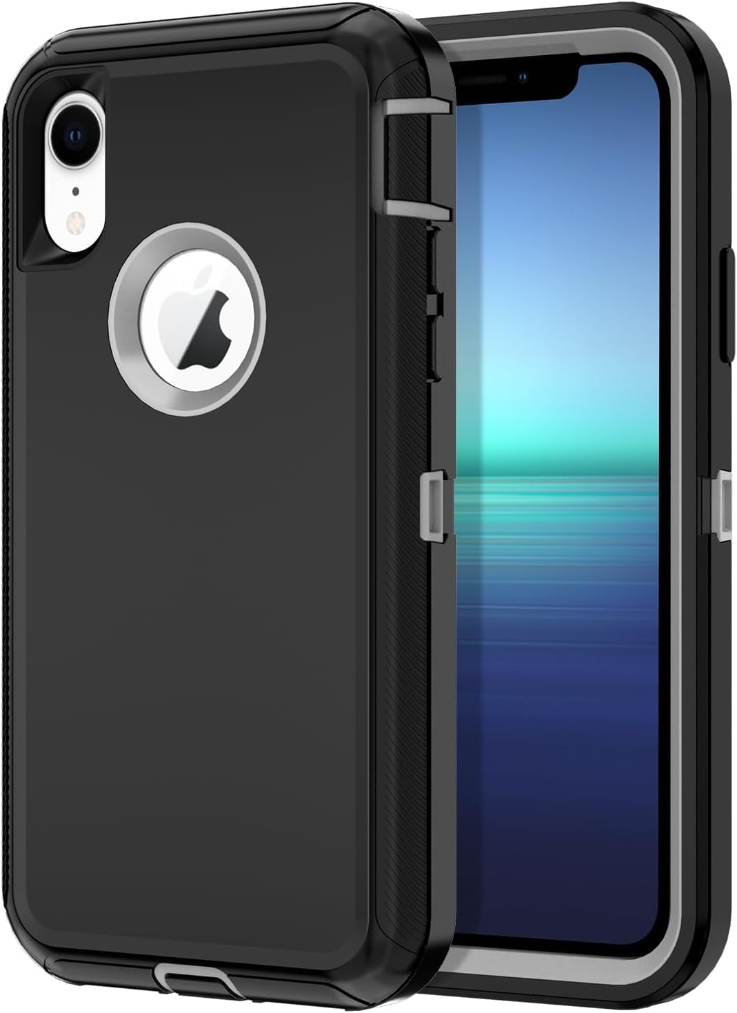 Petocase for iPhone XR Case,Shockproof Dust/Drop Proof 3-Layer Full ...