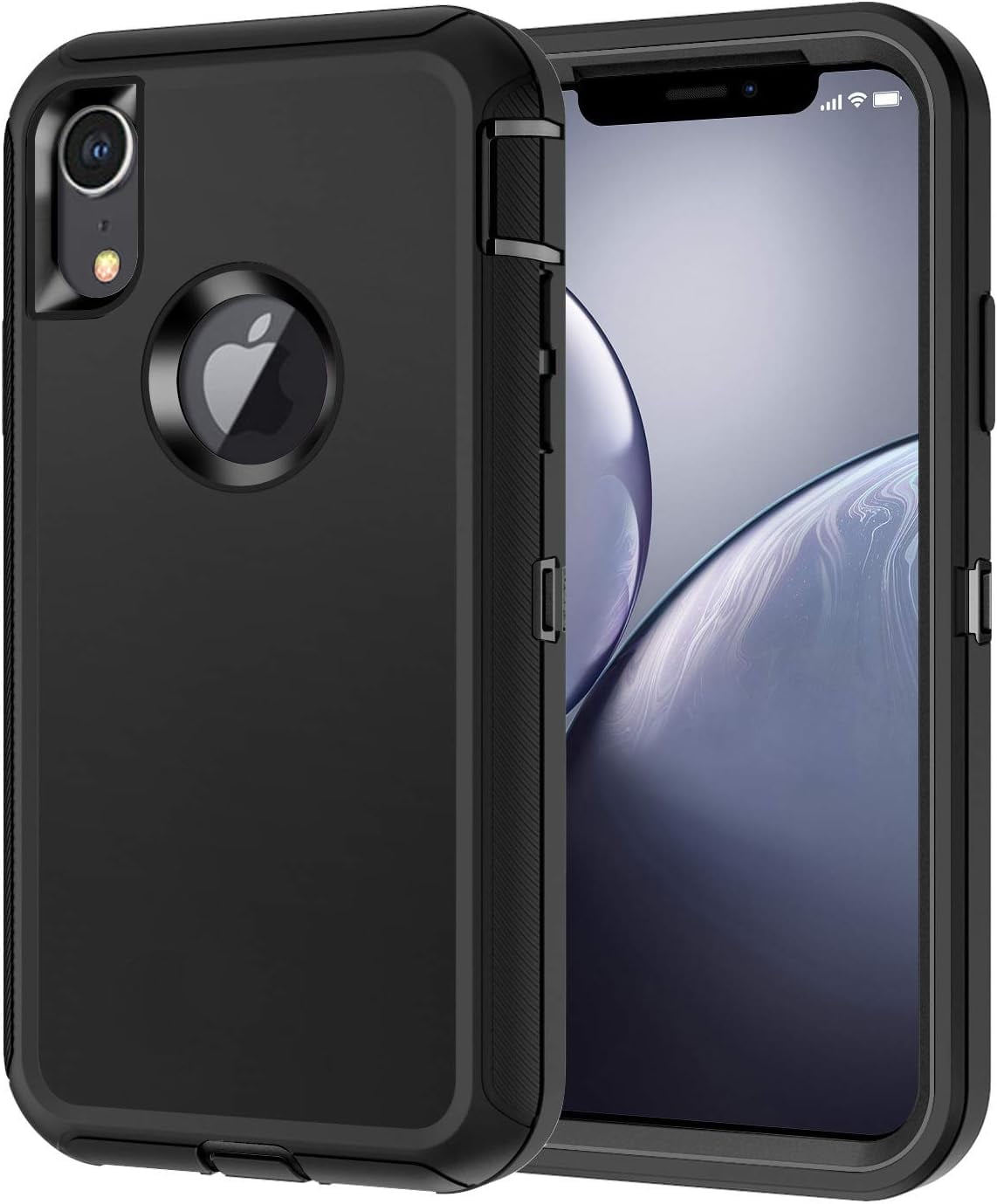 Petocase for iPhone XR Case,Shockproof Dust/Drop Proof 3-Layer Full ...