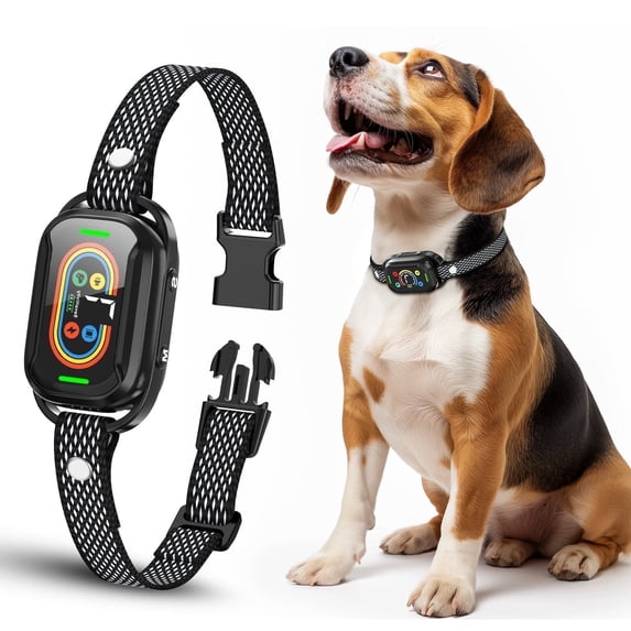 Jewyow Dog Training Collar, Bark Collar with 7 Sensitivity Levels ...