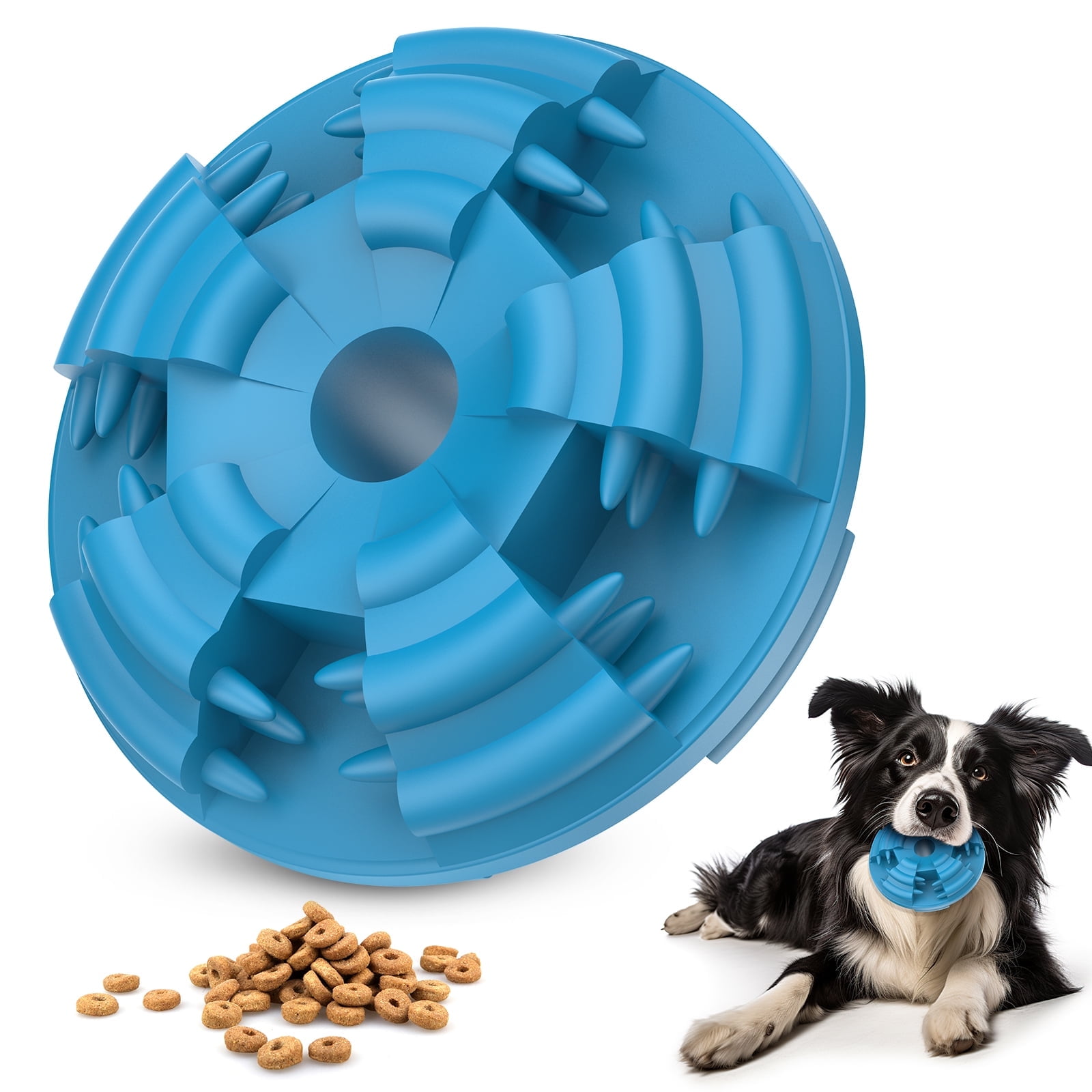 Petyida Large Dog Toys for Aggressive Chewer, Treat Fillable Dog Toys ...