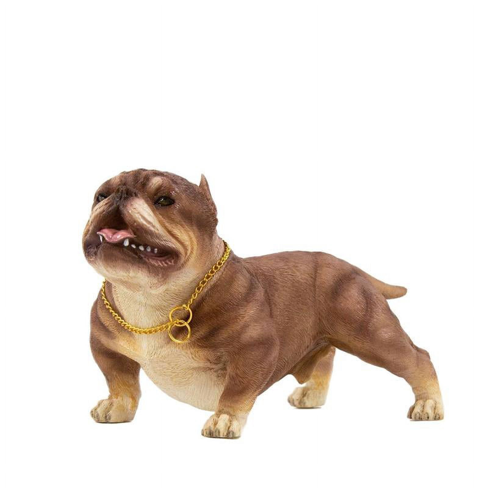 Petorama Handmade American Bully Exotic Resin Statue 1-6 in Chocolate ...