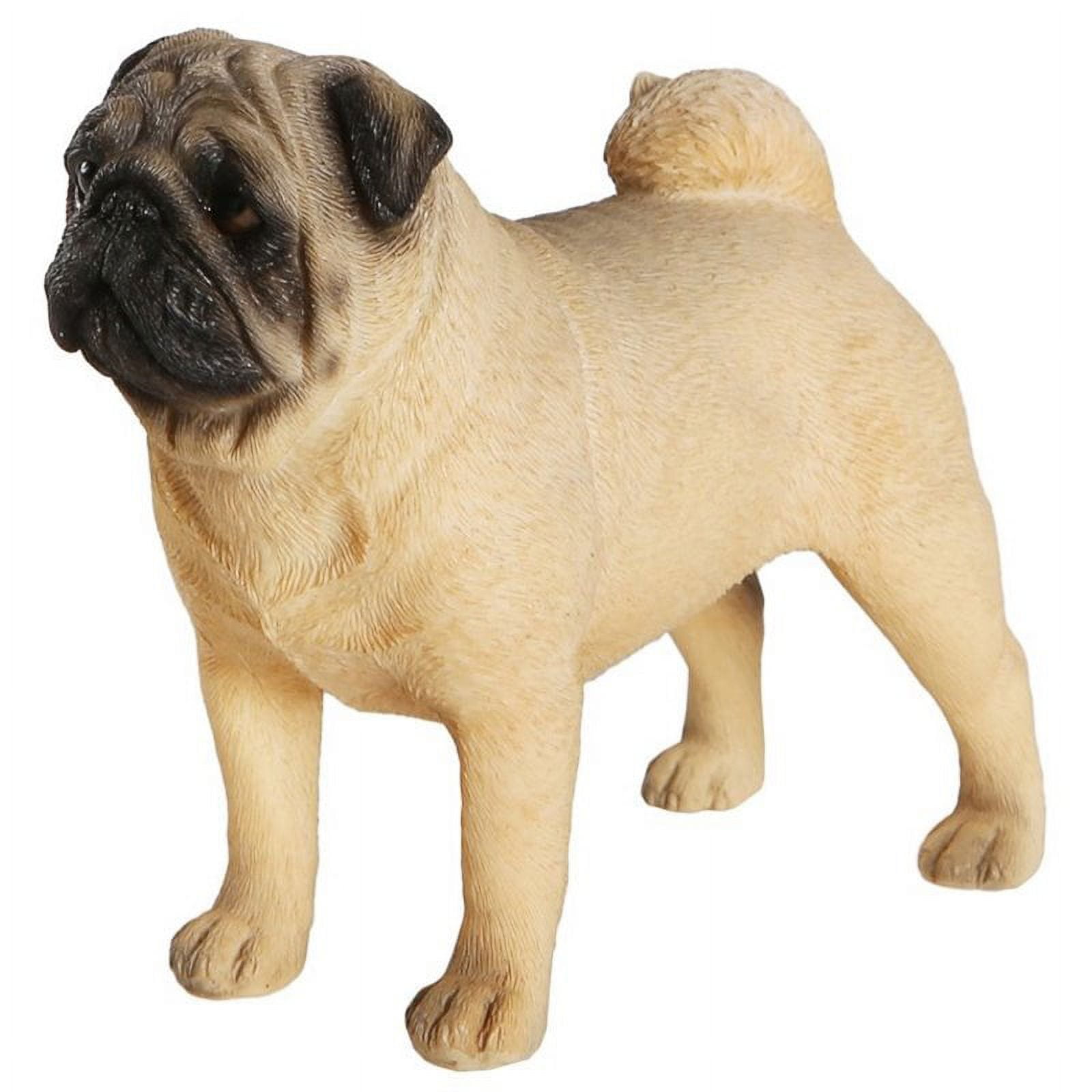 Petorama Handmade Pug Resin Statue 1-6 in Beige - Walmart.com