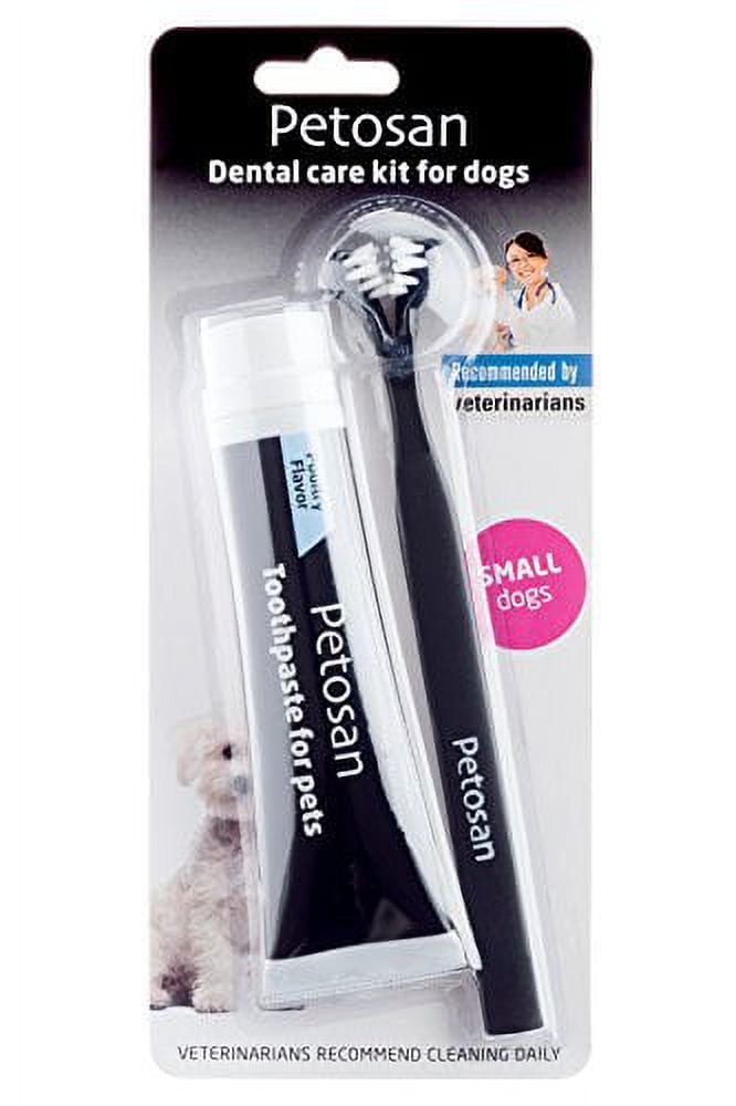 Petosan Dental Kit for Dogs with Toothbrush, Toothpaste and Microfiber ...
